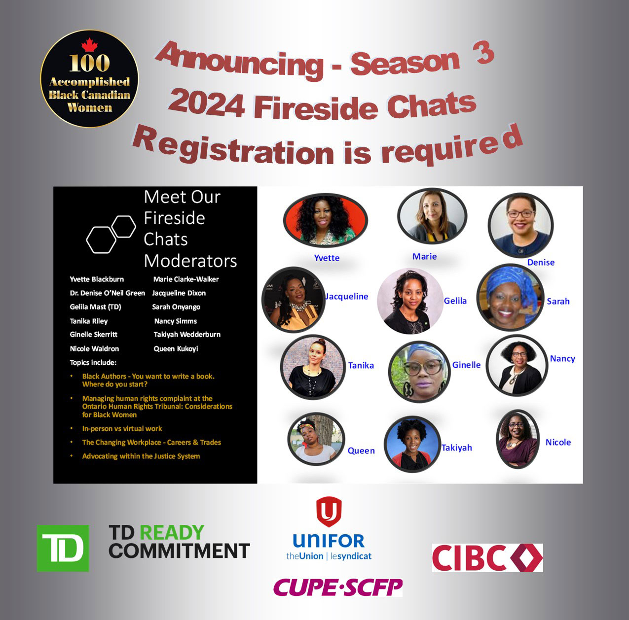 100ABCWomen – 100 Accomplished Black Canadian Women