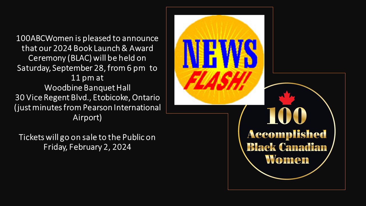 100ABCWomen – 100 Accomplished Black Canadian Women